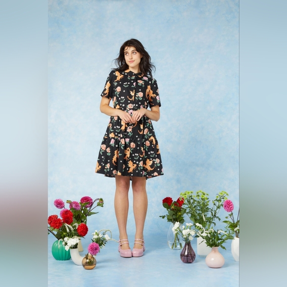 Princess Highway | Dresses | Kitsch Dragon Flower Gothic Dress Hot ...